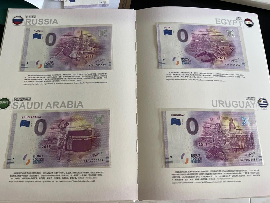 ZERO EURO SOUVENIR NOTES, Hobbies & Toys, Memorabilia & Collectibles ...