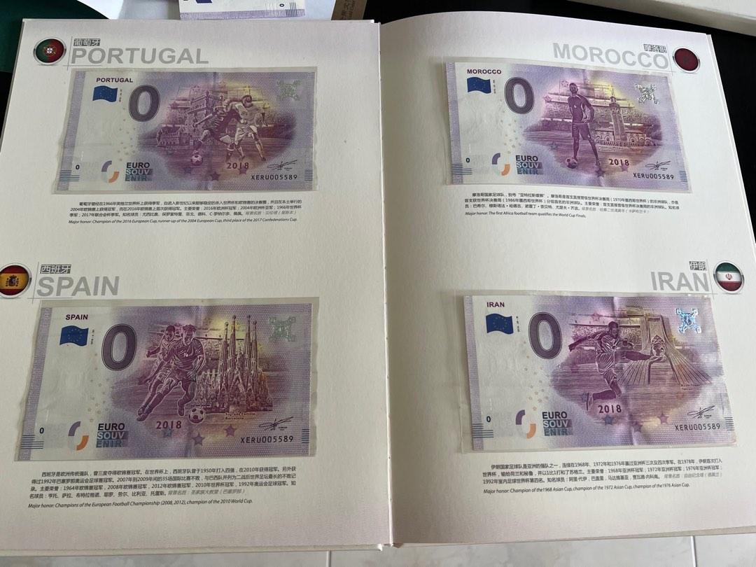 ZERO EURO SOUVENIR NOTES, Hobbies & Toys, Memorabilia & Collectibles ...