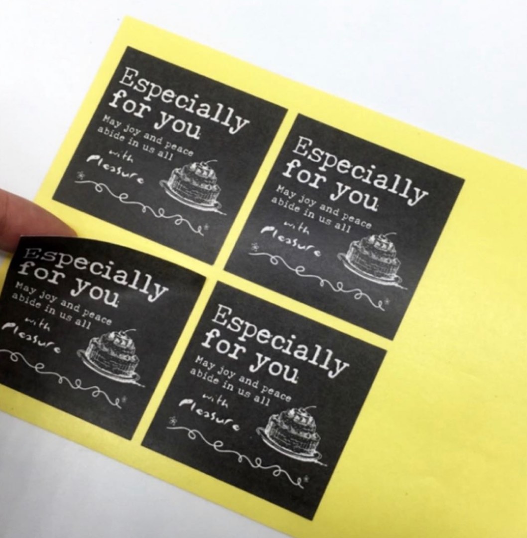 1 Sheet/Especially for you Label Sticker, Hobbies & Toys, Stationery ...