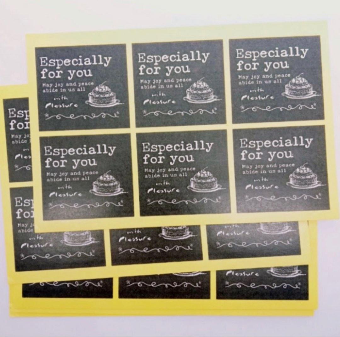 1 Sheet/Especially for you Label Sticker, Hobbies & Toys, Stationery ...