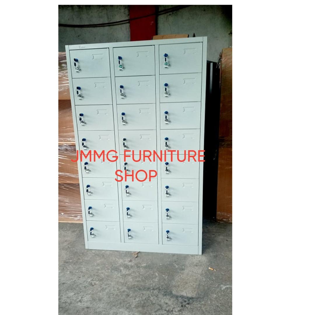 24 DOOR LOCKER CABINET, Furniture & Home Living, Office Furniture ...