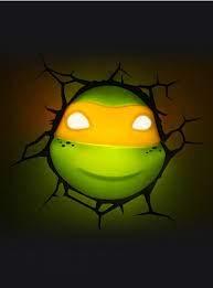 3D Light FX Nickelodeon Teenage Mutant Ninja Turtles 3D Deco Light Set ...