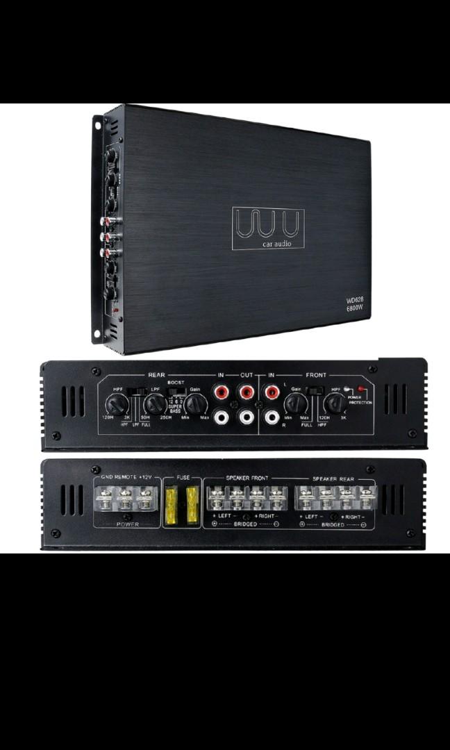 4 Channel Powerful Car Amplifier 6800W, Car Accessories, Accessories on ...