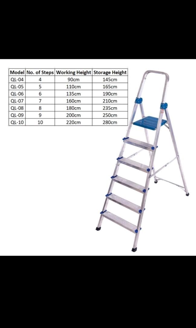 6 step new ladder, Furniture & Home Living, Home Improvement ...