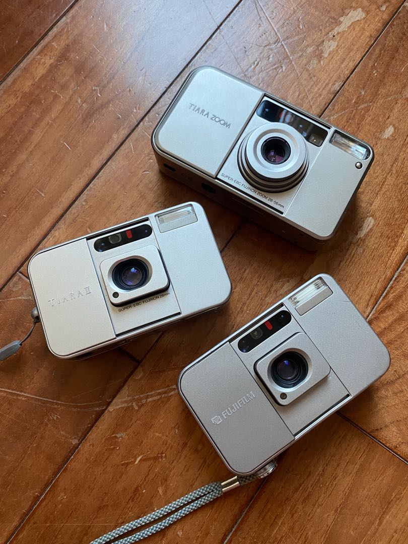 90%新 Fujifilm CARDIA mini Tiara Tiara II Tiara Zoom 富士 菲林 傻瓜機, 攝影器材, 相機 ...