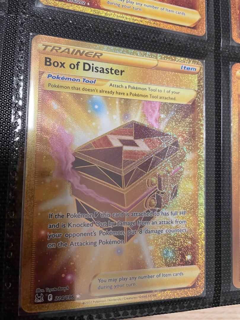 美版 Pokémon card box of disaster 金卡, 興趣及遊戲, 玩具 & 遊戲類 - Carousell