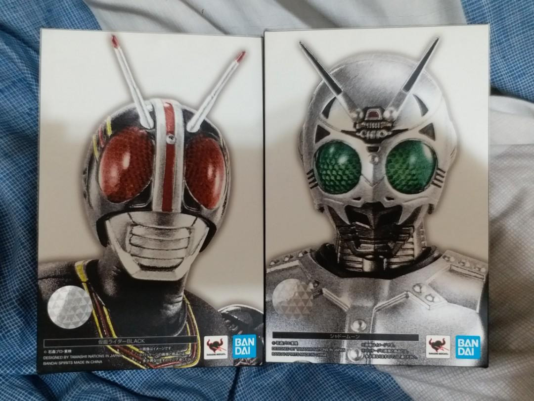 真骨雕 SHF masked rider black shadowmoon 影月, 興趣及遊戲, 玩具 & 遊戲類 - Carousell