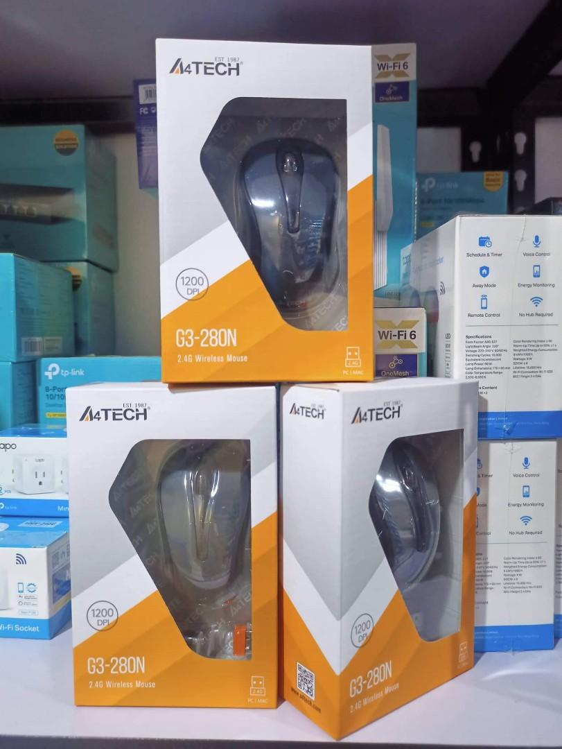 A4Tech G3 280N-1 Padless Wireless Mouse Glossy Grey, Computers & Tech ...