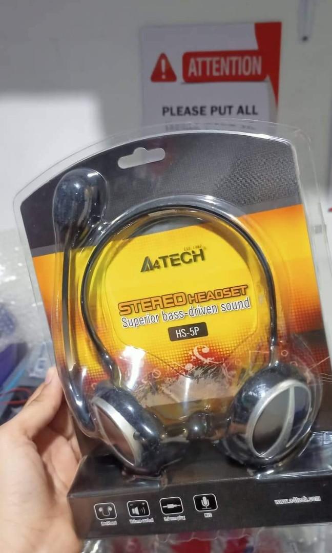 A4tech Hs 5p Headset Audio Headphones And Headsets On Carousell