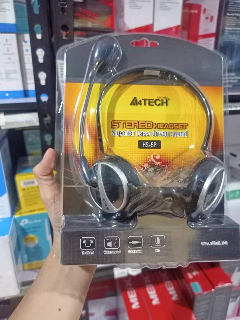 A4Tech HS-5P Headset, Audio, Headphones & Headsets on Carousell