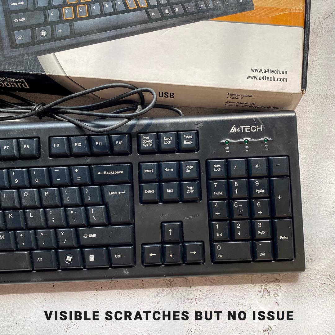 A4TECH KRS-85 PS2 WIRED KEYBOARD (PRELOVED), Computers & Tech, Parts & Accessories, Computer ...