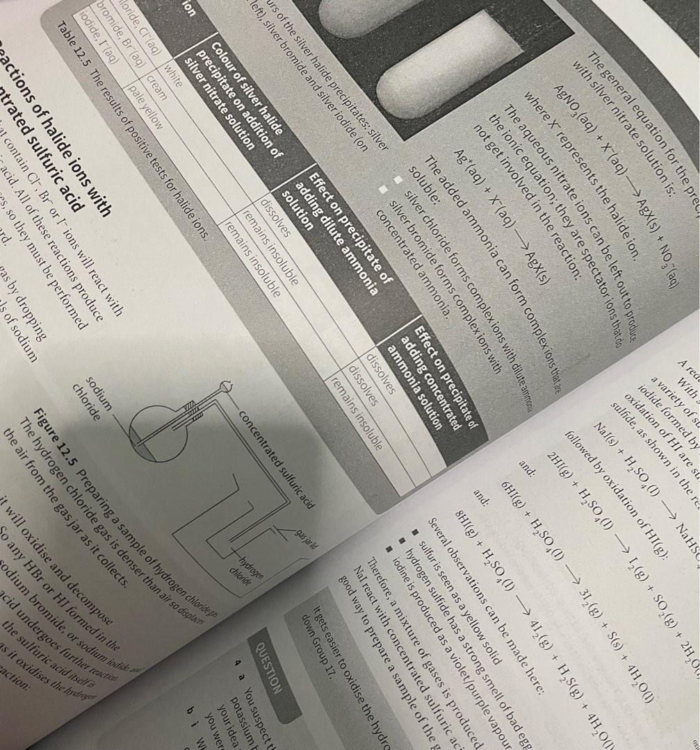 A level Chemistry textbook (photocopied), Hobbies & Toys, Books ...