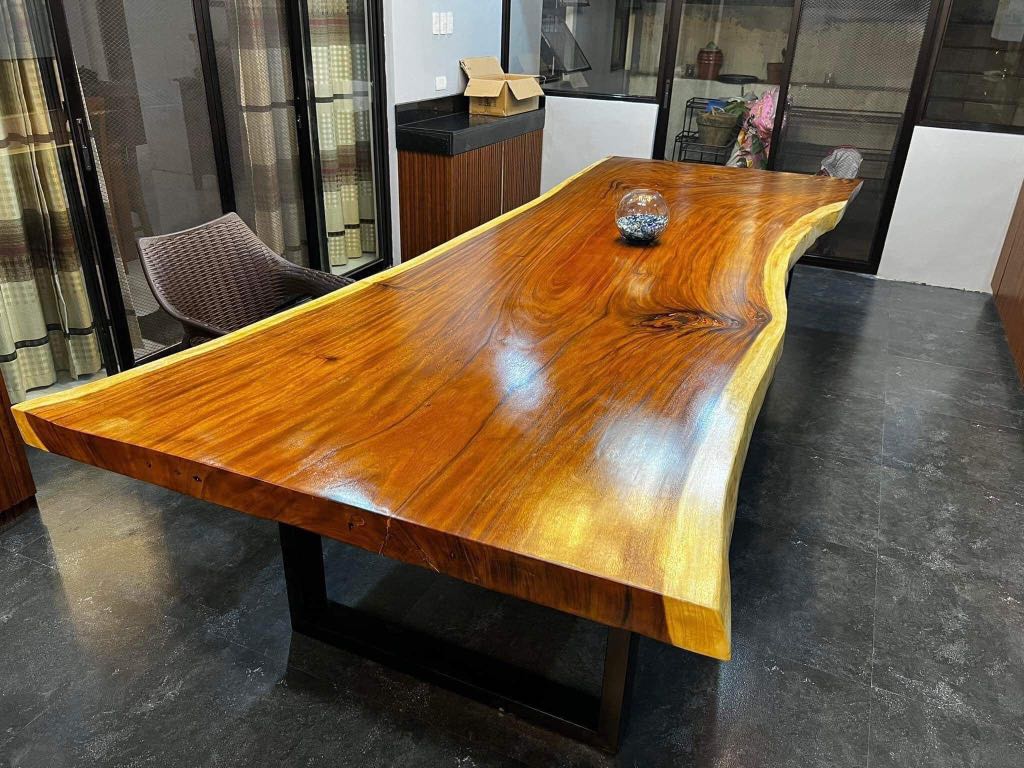 Acacia Dining Table 14-16seaters, Furniture & Home Living, Furniture ...