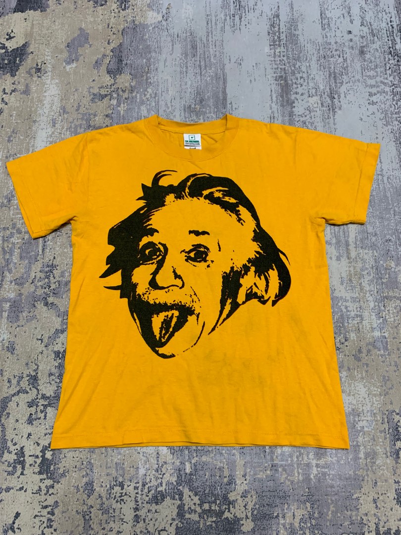 Albert Einstein Shirt, Men's Fashion, Tops & Sets, Tshirts & Polo ...