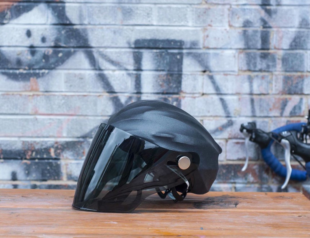 Anda Ebike Helmet with Visor, Sports Equipment, Bicycles & Parts, Parts ...