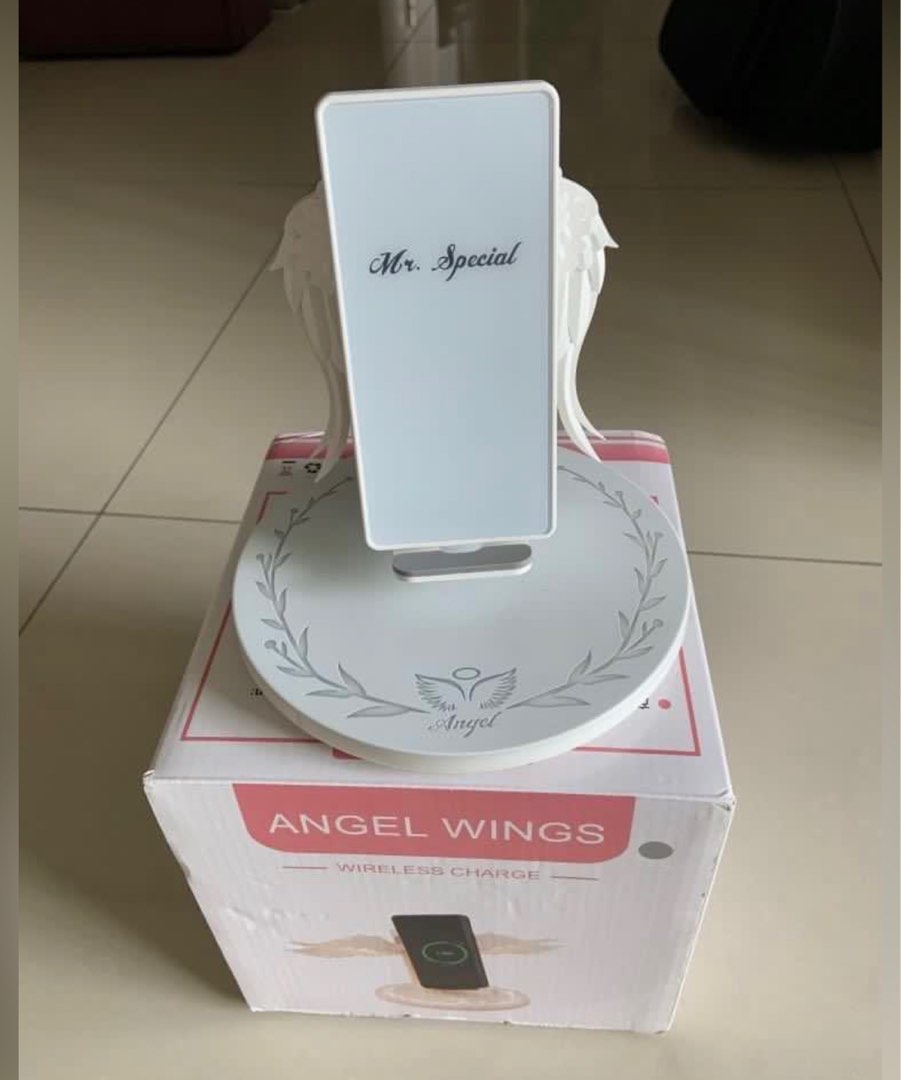 Angel Wing wireless charger, Computers & Tech, Parts & Accessories ...