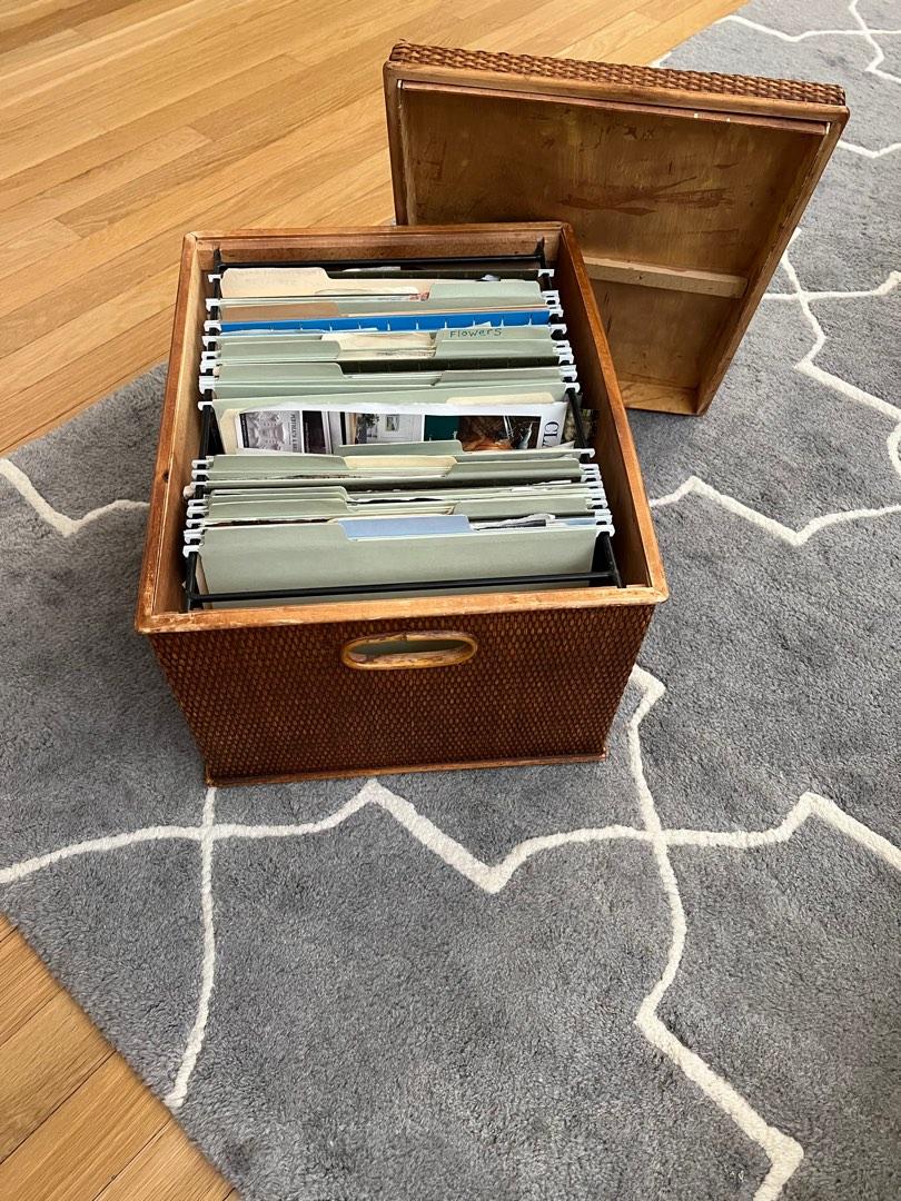 Antique File box, Furniture & Home Living, Furniture, Other Home ...