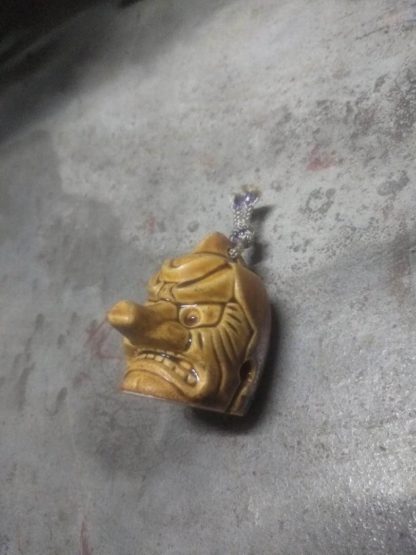 Antique Kabuki Japanese Tengu Mask Bell, Hobbies & Toys, Collectibles ...