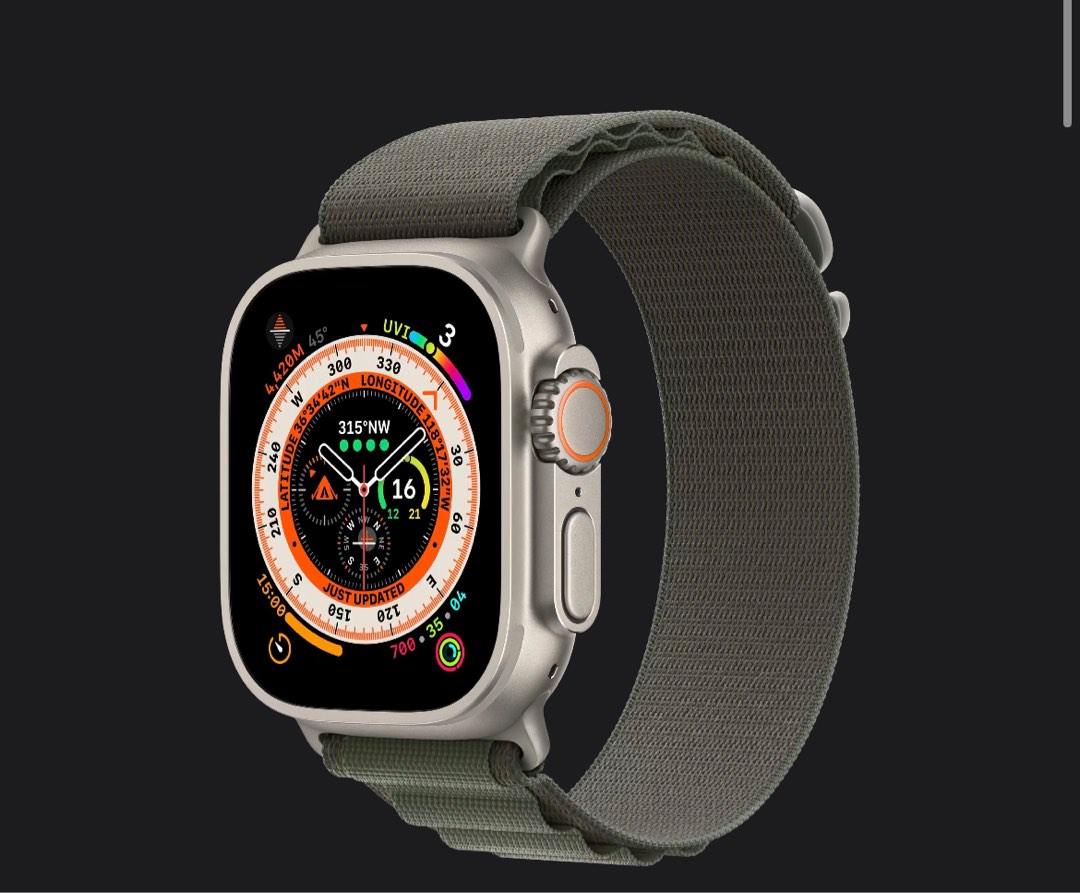 Apple Watch Ultra Alpine Loop green, Mobile Phones & Gadgets, Wearables ...