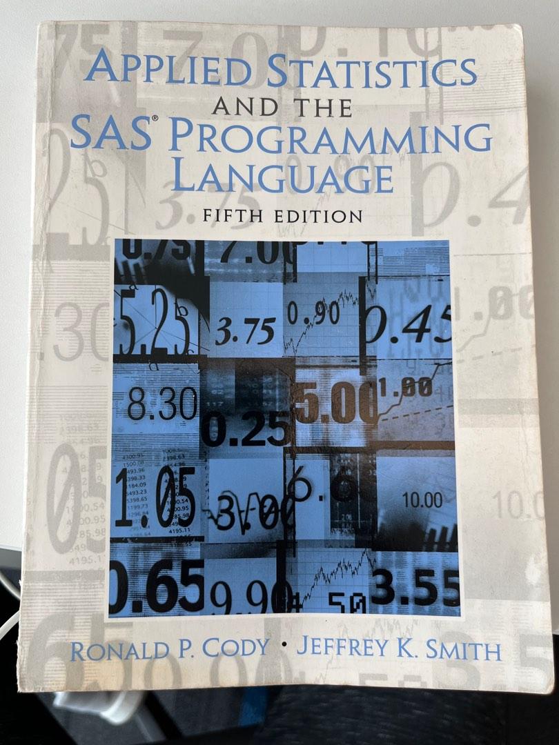 Applied Statistics and the SAS programming language, 興趣及遊戲, 書本 & 文具 ...