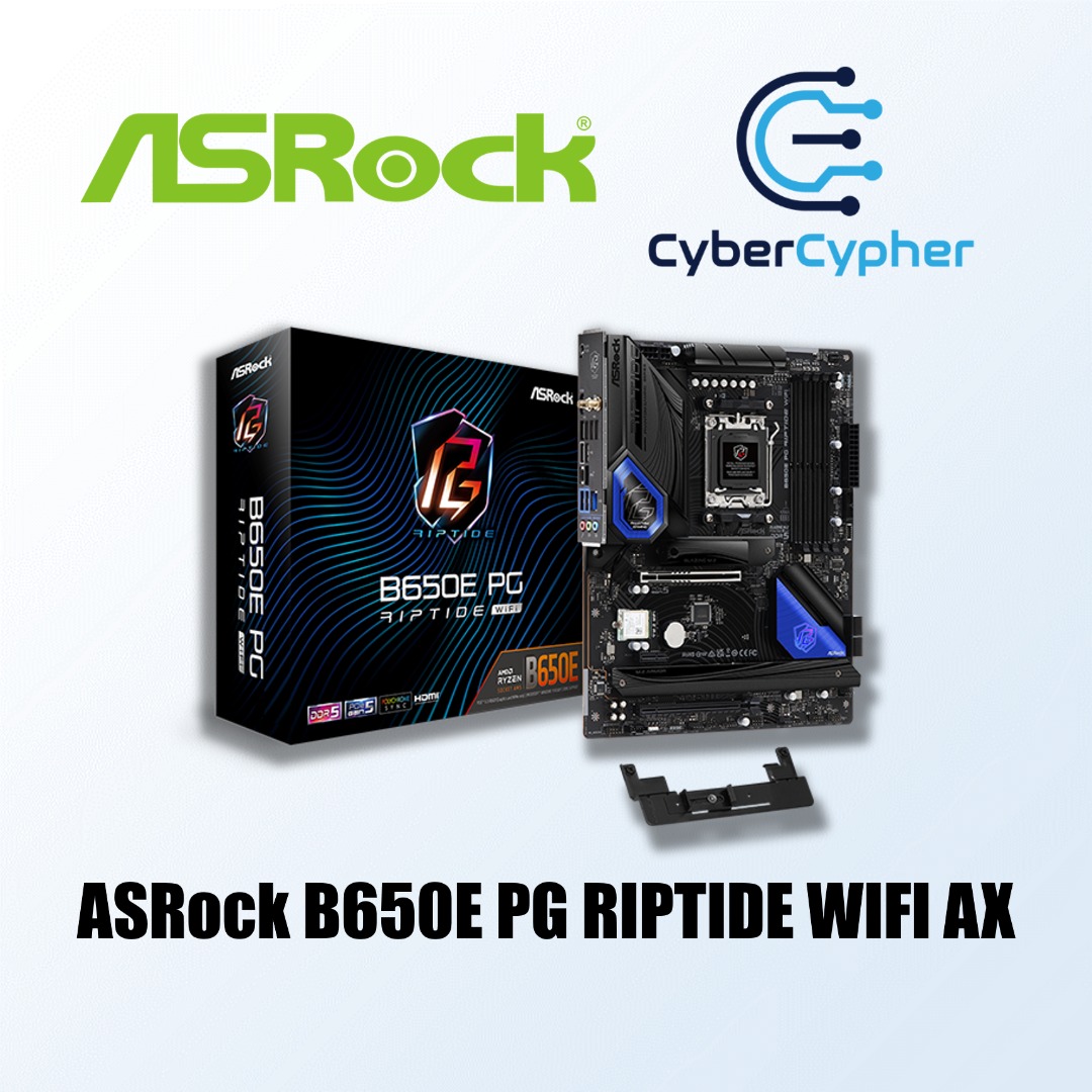 ASRock B650E PG RIPTIDE WIFI AX AM5 Motherboard, Computers & Tech ...