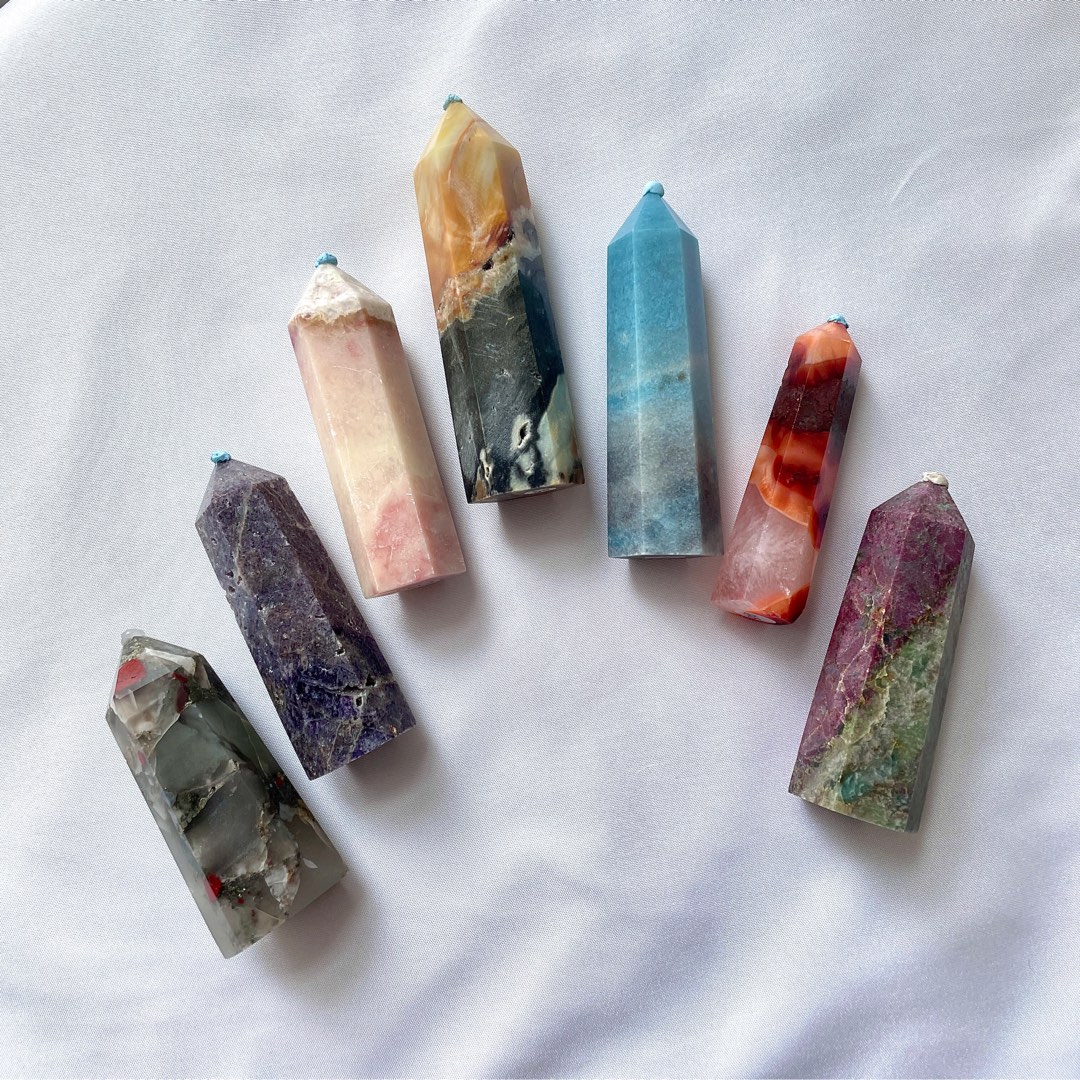 Assorted Crystal Towers (Rare), Women's Fashion, Jewelry & Organisers ...