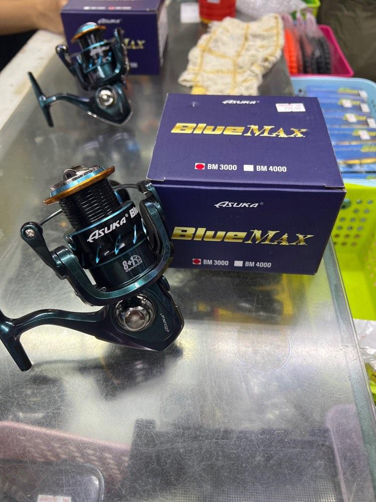 ASUKA Blue MAX Spinning Fishing Reel 1000-4000, Sports Equipment ...