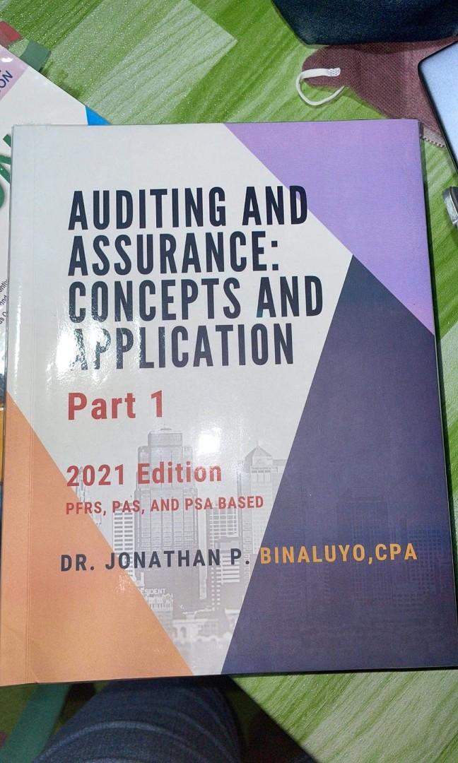 Auditing And Assurance Concepts And Application Part I Hobbies