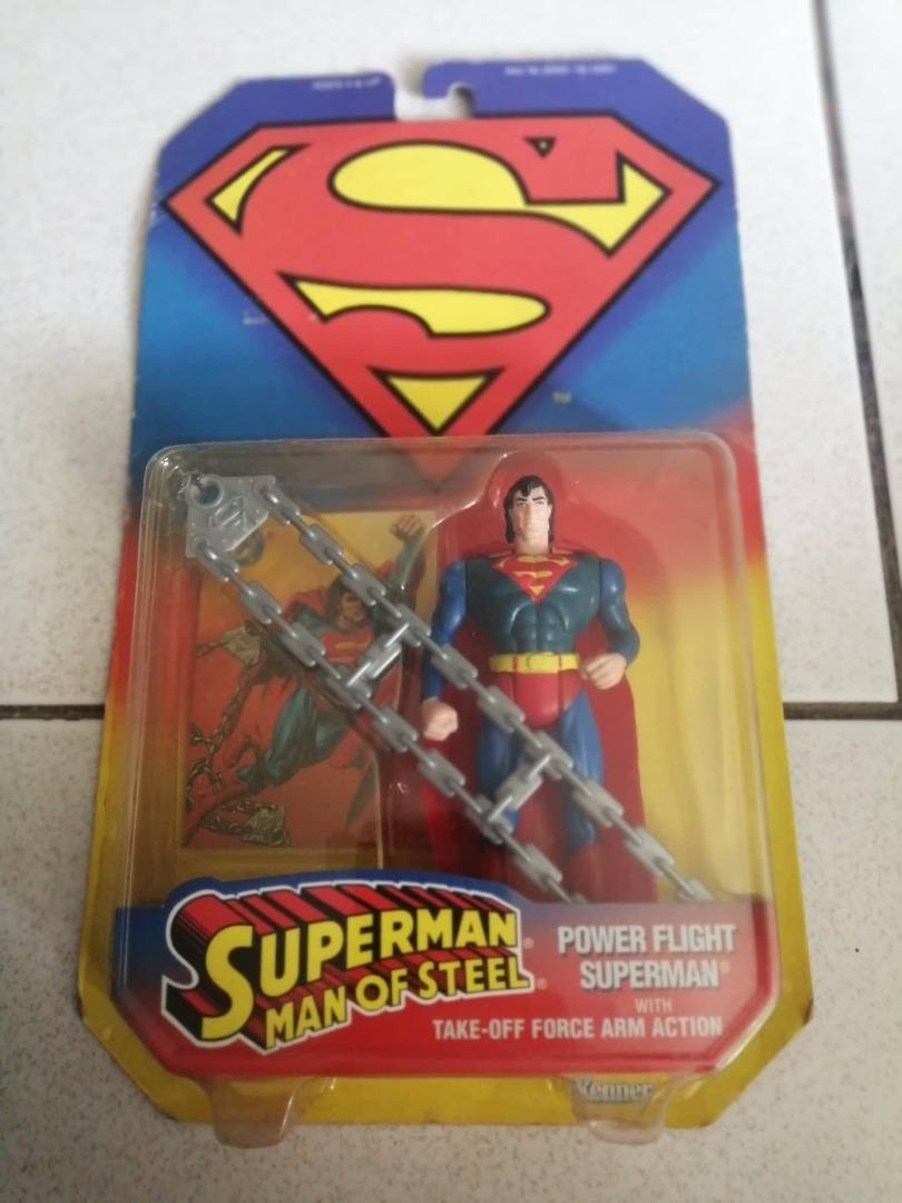 AUTHENTIC 1995 SUPERMAN MAN OF STEEL ACTION FIGURE by KENNER - Power ...