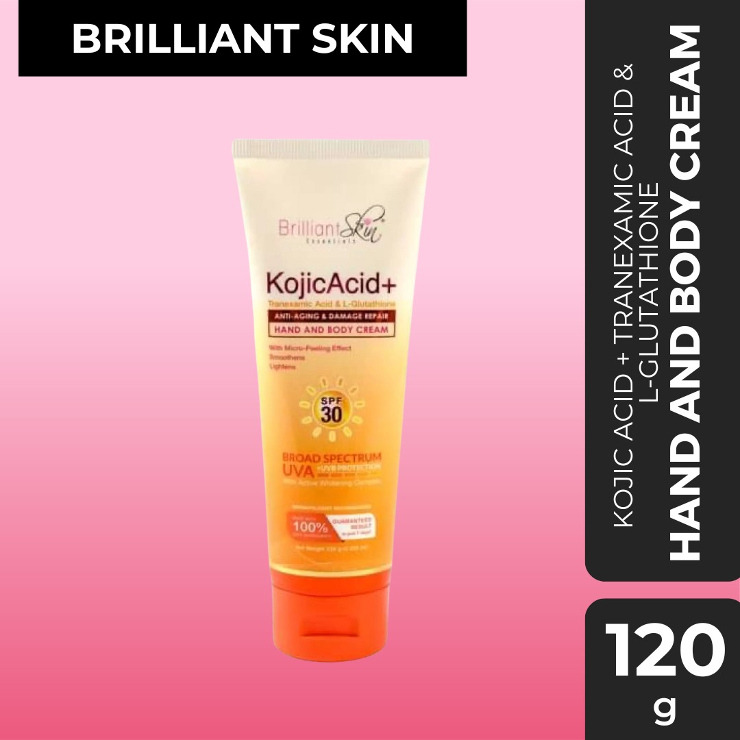 Authentic Brilliant Skin Kojic Acid + Tranexamic Acid & L-Glutathione ...
