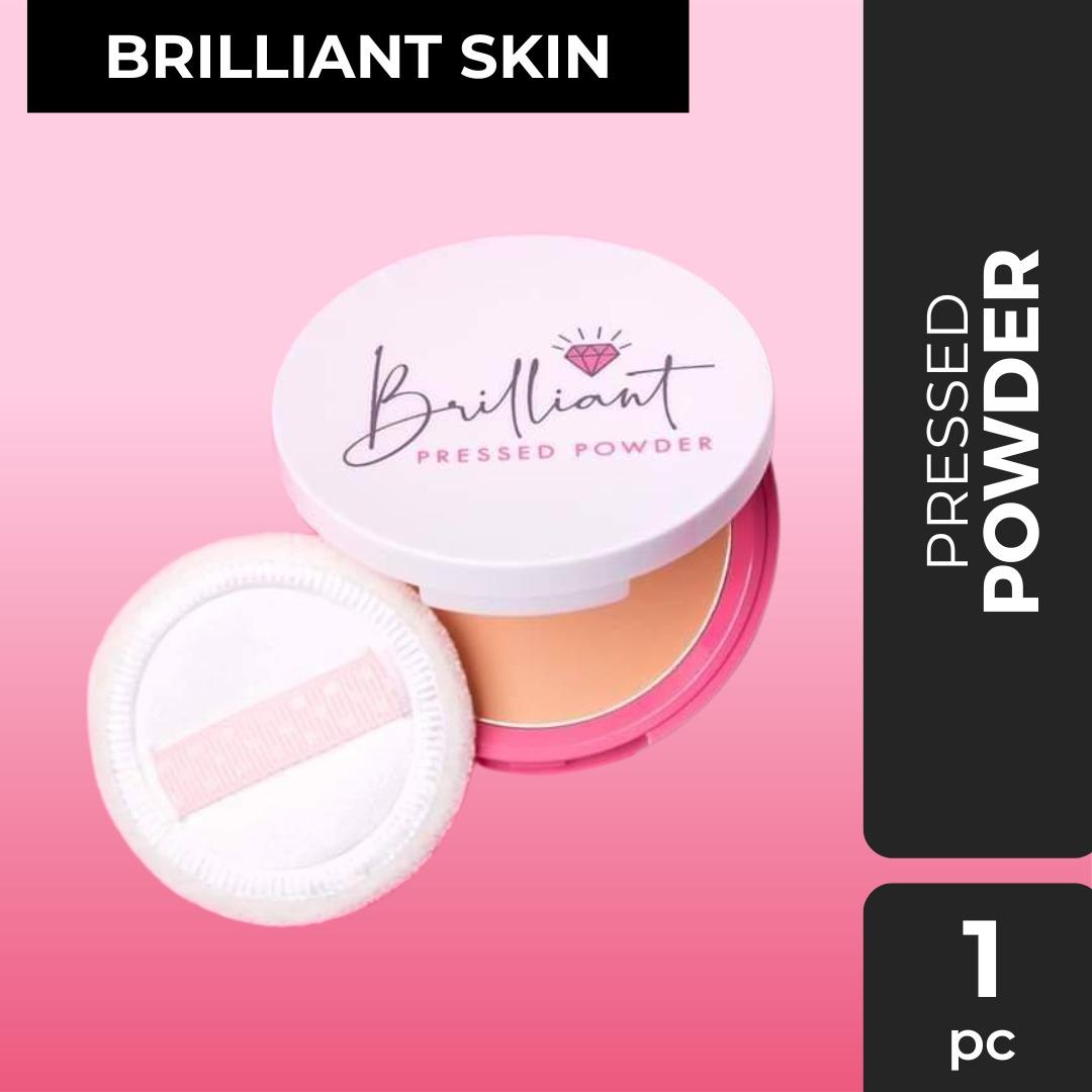 Authentic Brilliant Skin Pressed Powder with SPF 30, Beauty & Personal ...