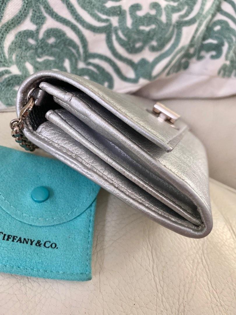 Authentic Tiffany Wallet on Chain WOC, Luxury, Bags & Wallets on Carousell