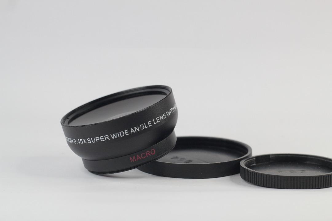 Aux Len 0.45X super wide angle and Macro len, Photography, Lens & Kits ...
