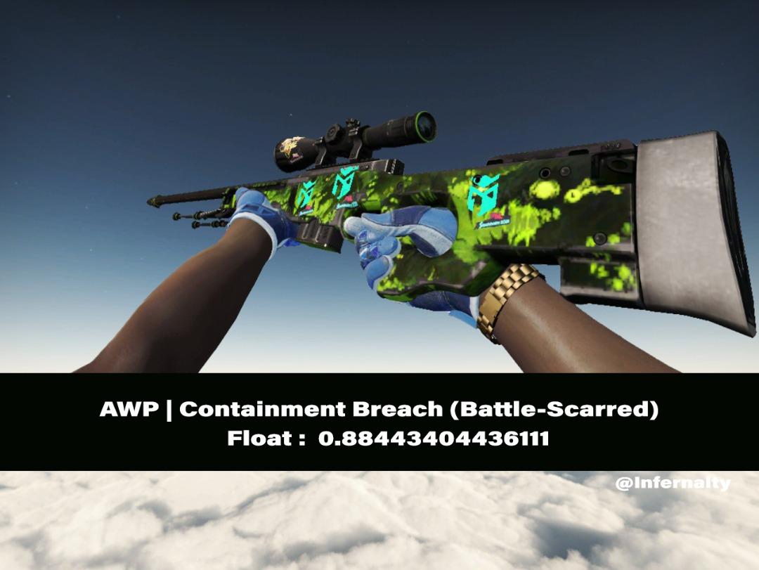 AWP Containment Breach BS CSGO SKINS KNIVES, Video Gaming, Gaming ...