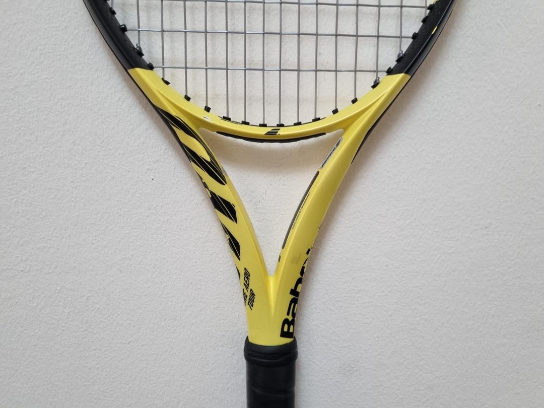 Babolat Pure Aero Tour Tennis Racquet - Strung with Luxilon Alu Power ...