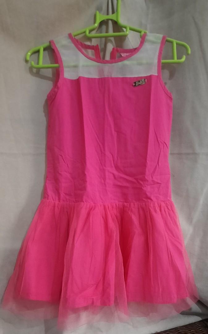 Barbie pink dress size 6, Babies & Kids, Babies & Kids Fashion on Carousell