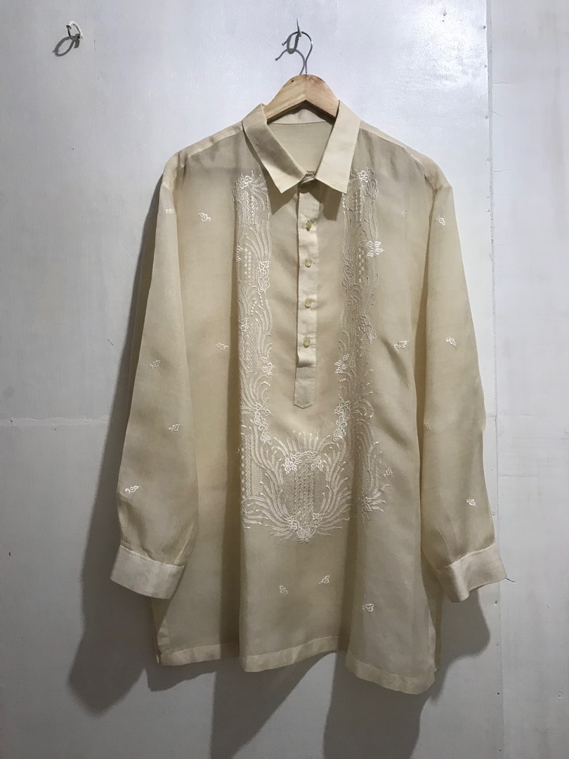 Barong Tagalog for Men (Plus Size), Men's Fashion, Tops & Sets, Formal ...