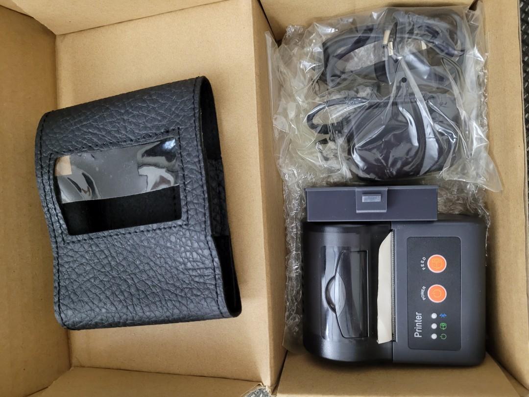 Bluetooth connection portable thermal printer, Computers & Tech ...