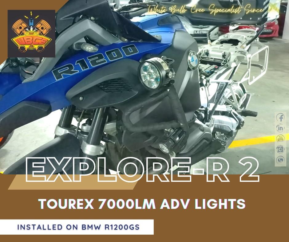BMW Bikes with TOUREX™ EXPLORE-R™ VERSION 2 65W 7000LM lights ...