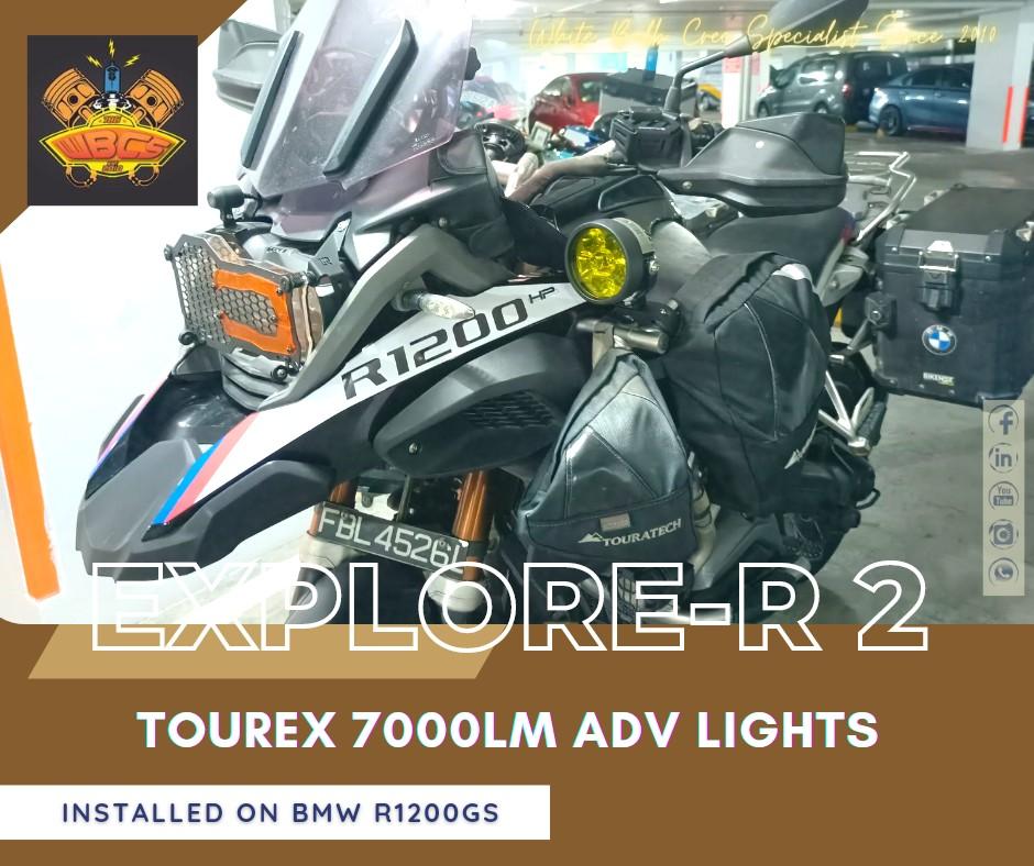 BMW Bikes with TOUREX™ EXPLORE-R™ VERSION 2 65W 7000LM lights ...