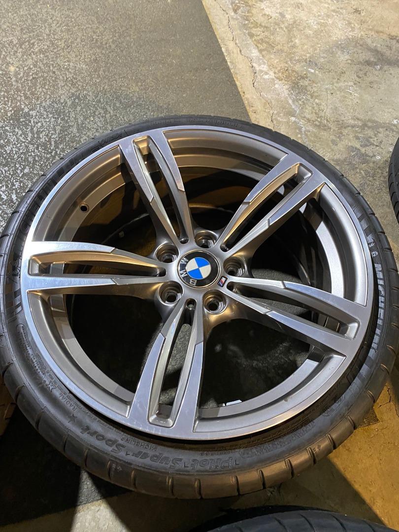 BMW M4 F82 Original 19" rim + Tyres Michelin Pilot Super Sport, Car ...