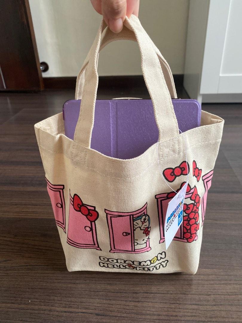 BNWT Sanrio - Doraemon x Hello Kitty Tote, Women's Fashion, Bags ...