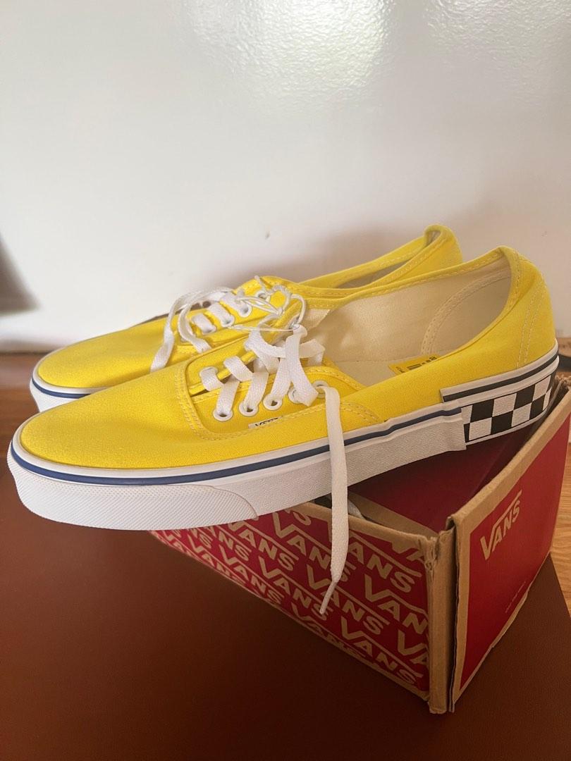 Brand New and Authentic Vans Blazing Yellow, Men's Fashion, Footwear ...