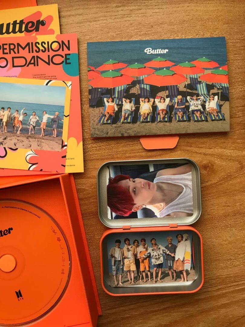 Butter - BTS [Peaches Version] (CD Album) - Official Merch [tingi], Hobbies & Toys, Memorabilia ...
