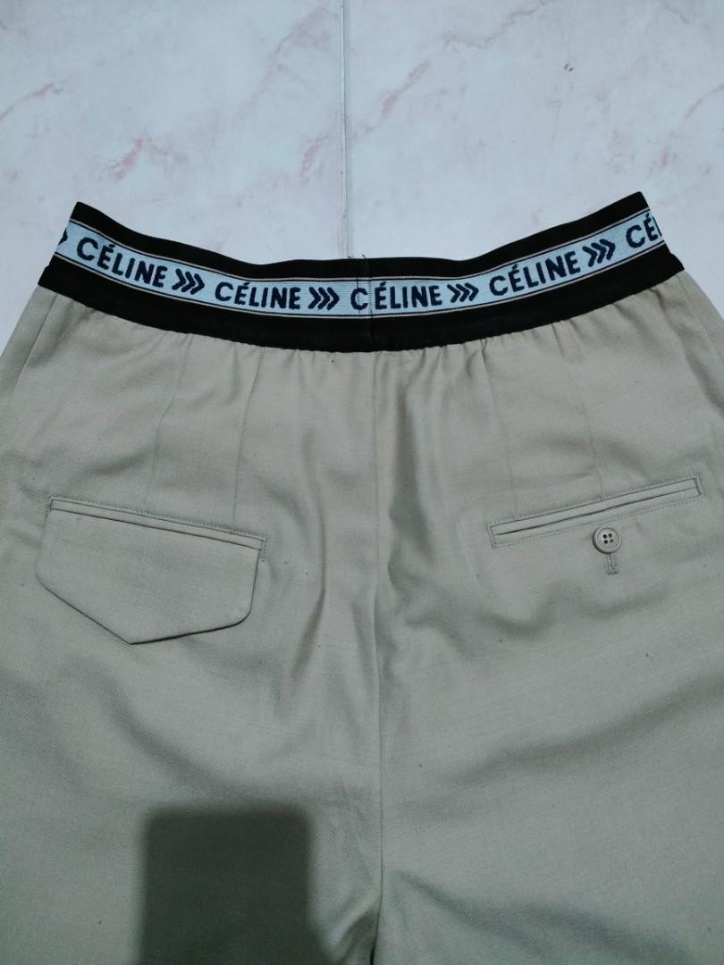 Celine waistband trouser pants (Authentic), Luxury, Apparel on Carousell