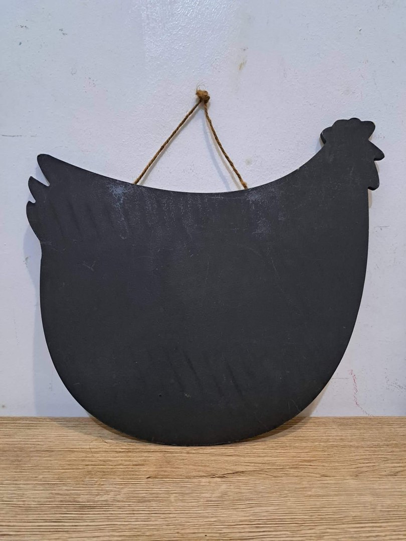 Chicken Blackboard Wall Decor, Furniture & Home Living, Home Decor ...