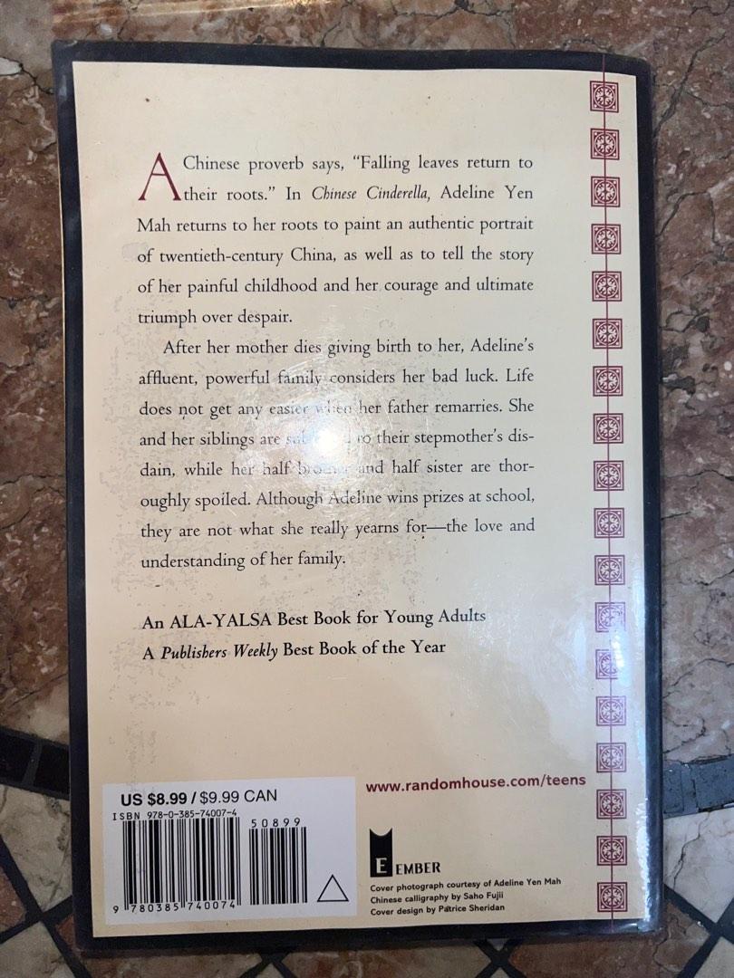 Chinese Cinderella (Adeline Yen Mah), Hobbies & Toys, Books & Magazines ...