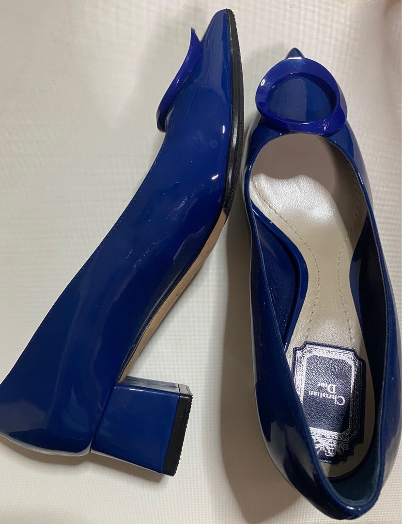 Christian Dior blue heels, Women's Fashion, Footwear, Heels on Carousell