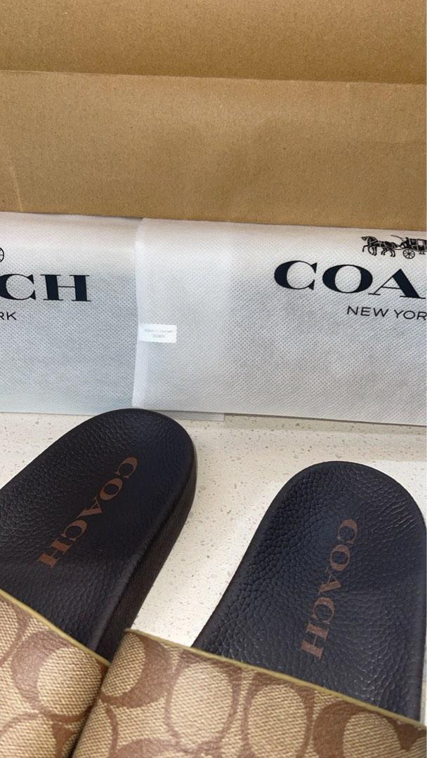 Coach Slides, Luxury, Sneakers & Footwear on Carousell