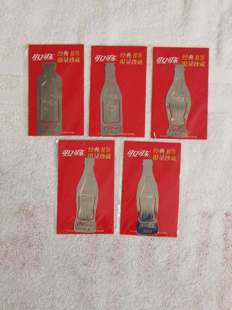 Coca-Cola Stainless Steel Bookmark [set of 5 designs], Hobbies & Toys ...
